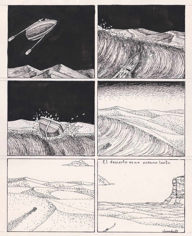 El desierto es un océano lento