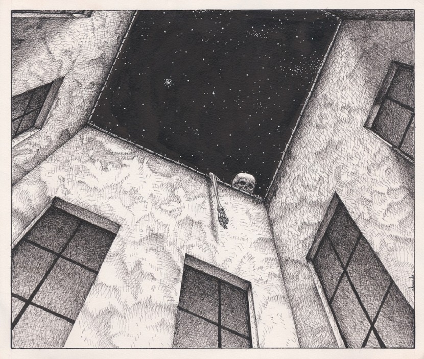 Sin título (Muerte asomándose)