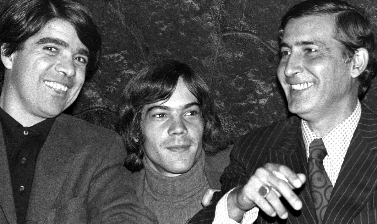 Juan García Ponce y dos personajes por identificar